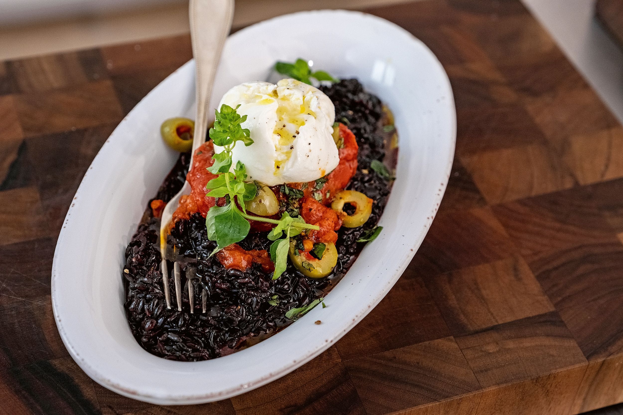 Venere-Risotto mit Tomaten und Burrata | Einfach Kochen by Meta ...