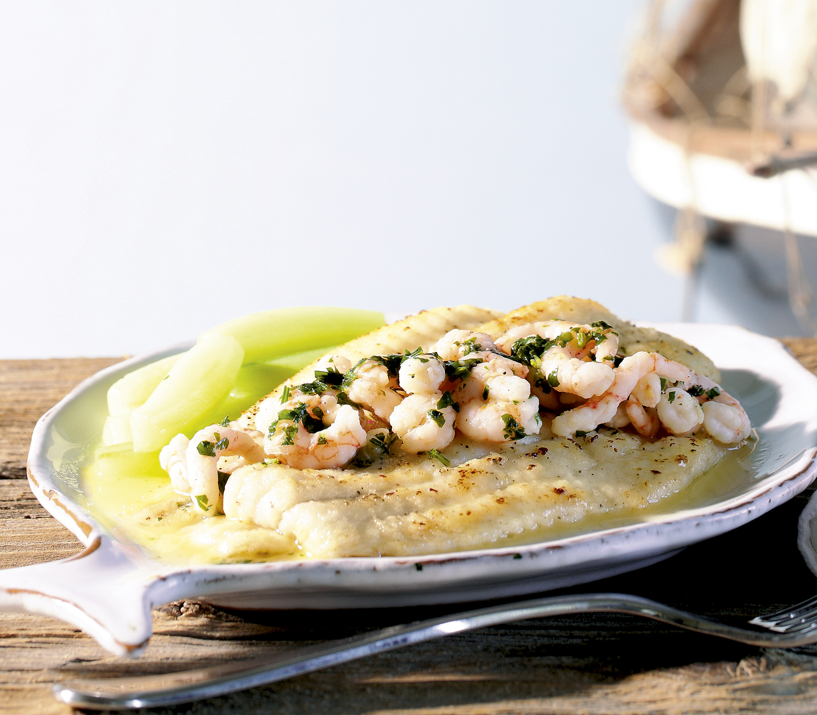 Gebratenes Schollenfilet mit Krabben | Einfach Kochen by Meta ...