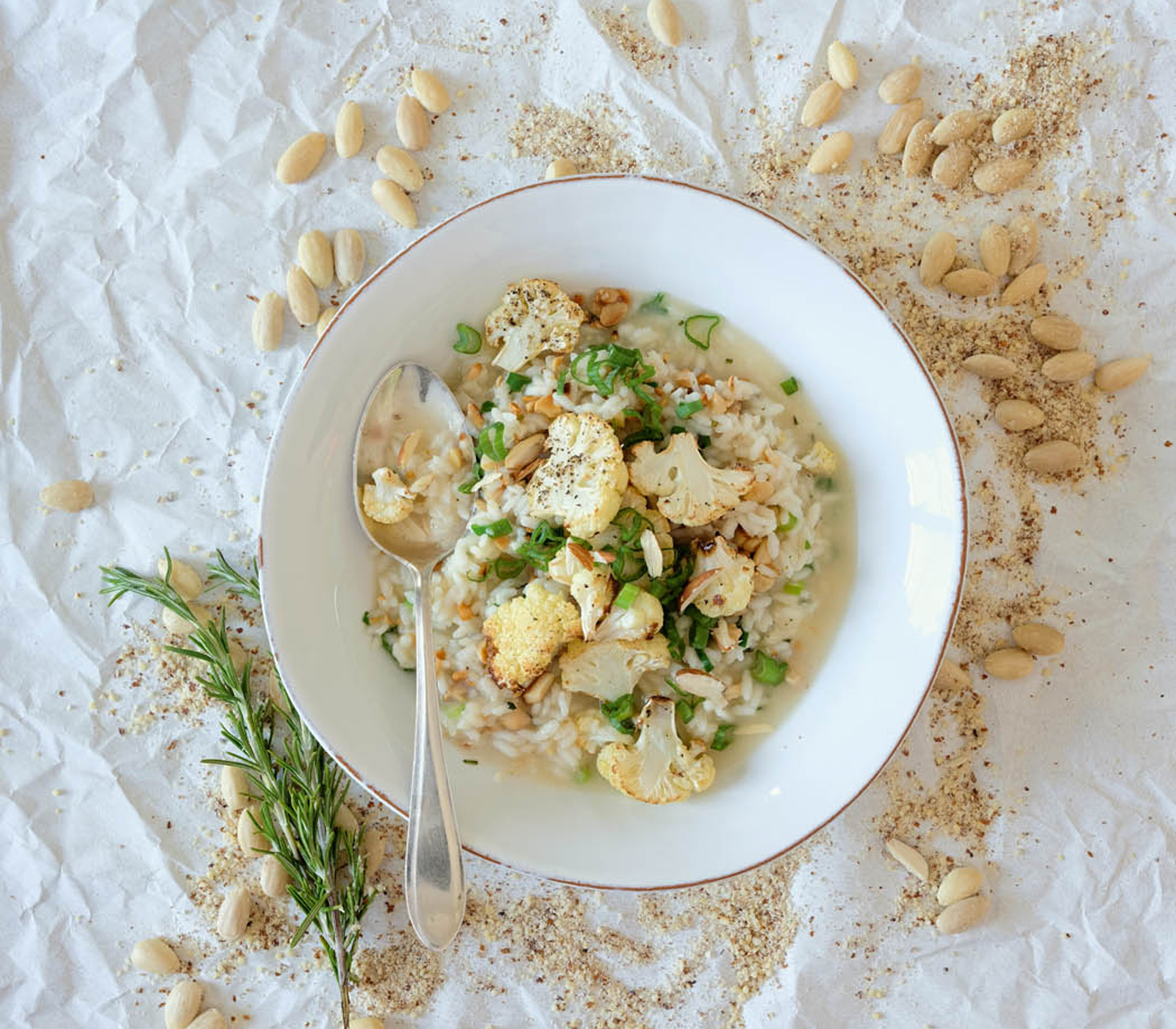 Mandelrisotto mit Ofenblumenkohl | Einfach Kochen by Meta Hiltebrand ...